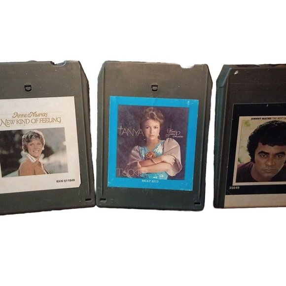 Capitol | Media | Lot Of 3 8 Track Tapes Tanya Tucker Johnny Mathis ...